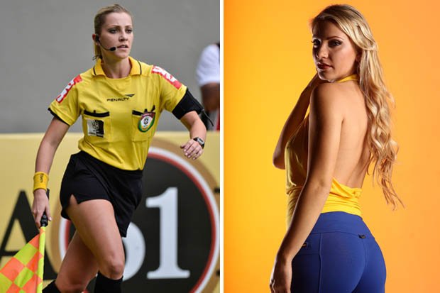 Meet Fernanda Colombo Uliana... the stunning assistant referee from Brazil | Daily Star | Scoopnest