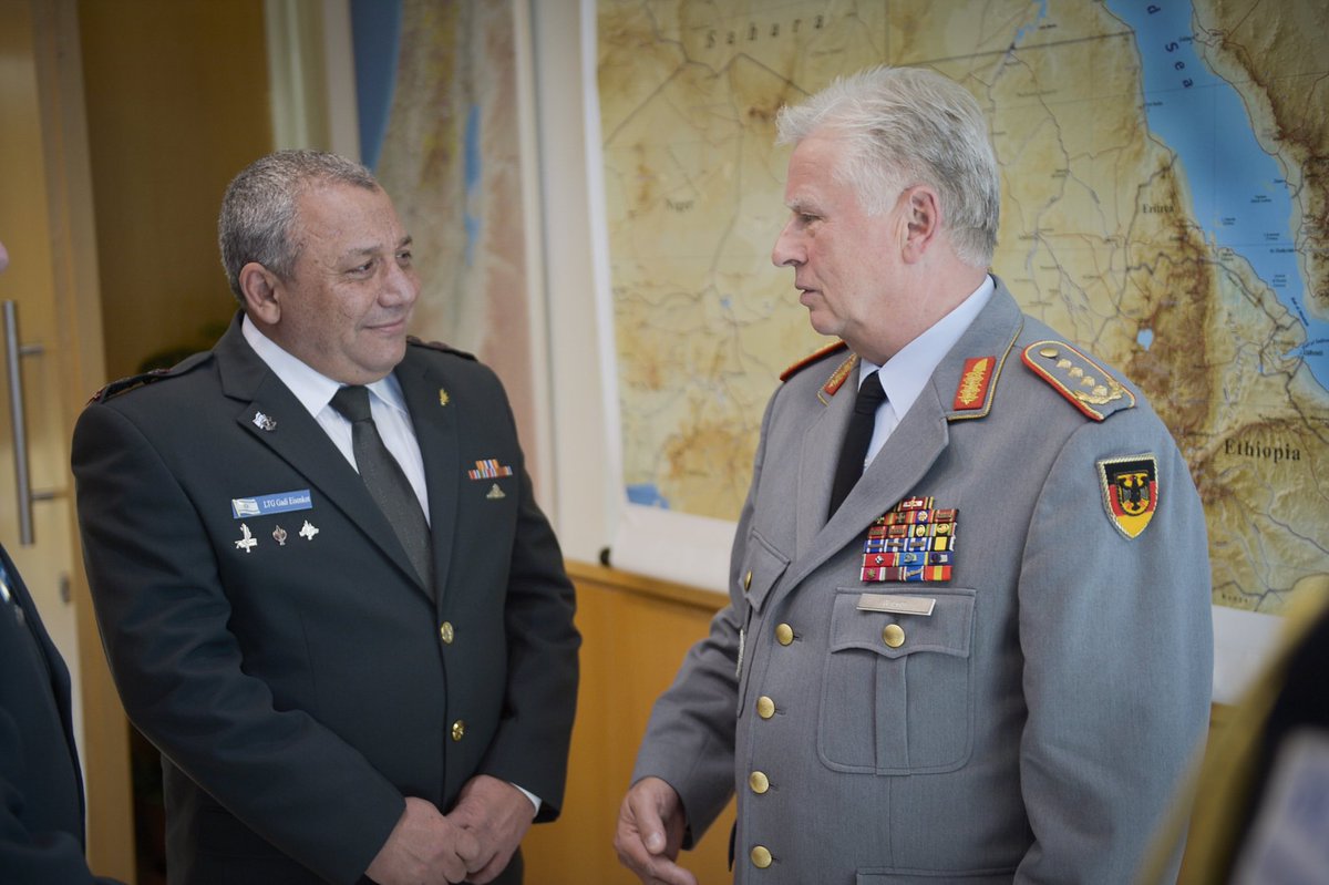 The CHOD of German Armed Forces, Gen. Volker Wieker, is in Israel to ...