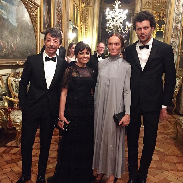 PierpaoloPiccioli, his wife Simona, VanessaBeecroft and Federico ...