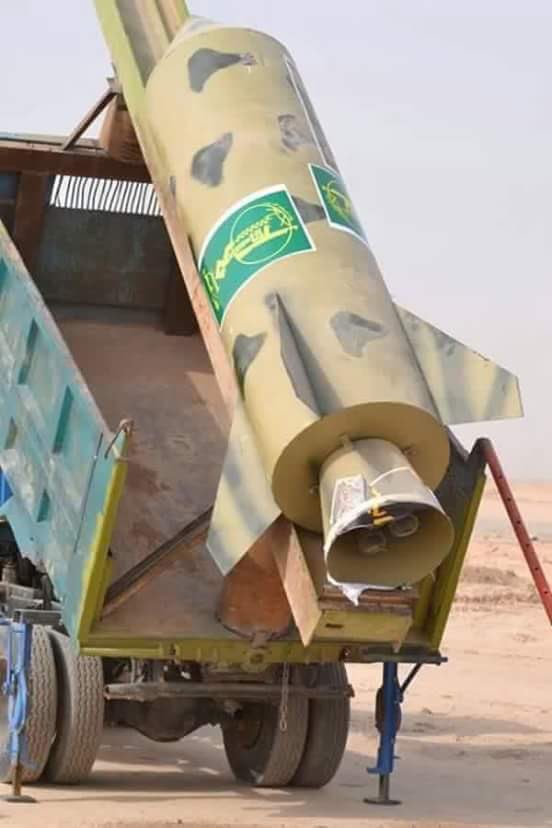 [Picture] Ababeel missile on a DIY dump truck launcher. : r ...