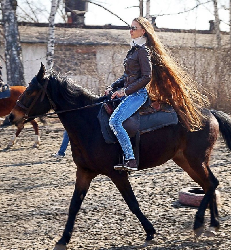 Real Life Rapunzel Russian With 150cm Long Locks Has Been Growing Her