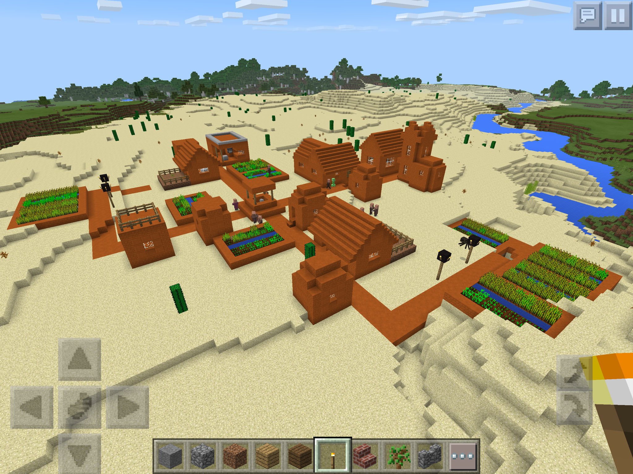 Minecraft Mesa Village