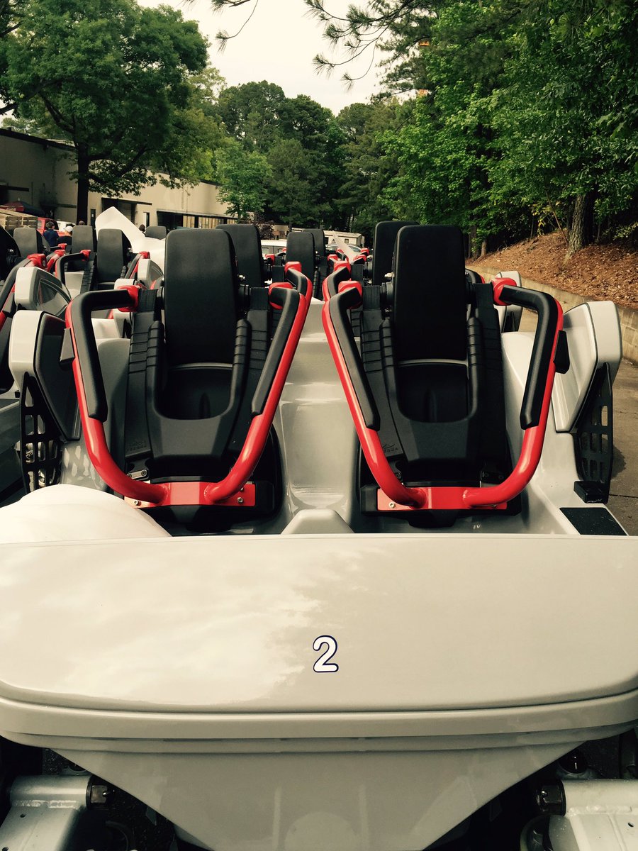 New Trains for Blue Hawk (ninja) at SFOG arrived. : r/rollercoasters