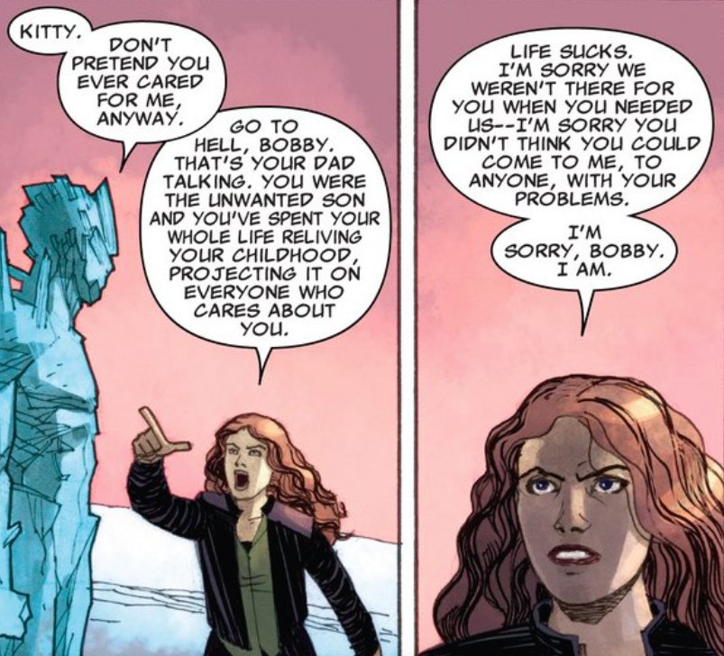 X Men Iceman And Kitty