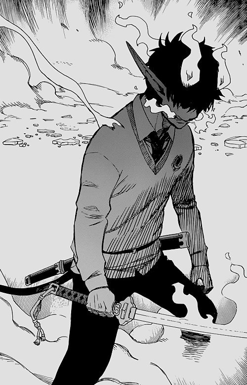 Rin Okumura Demon Form