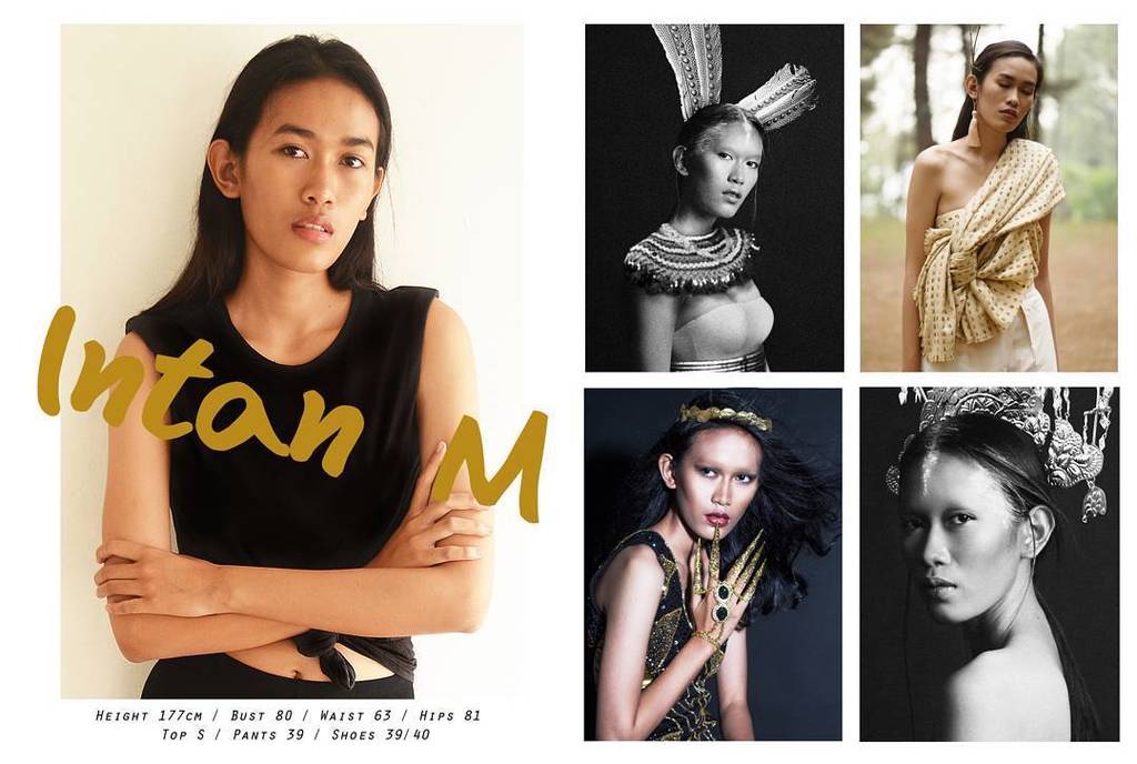 Female Model Comp Cards