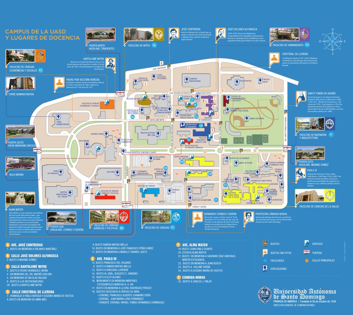 Mapa Del Campus De La Universidad Estatal De Farmingdale Suffolk