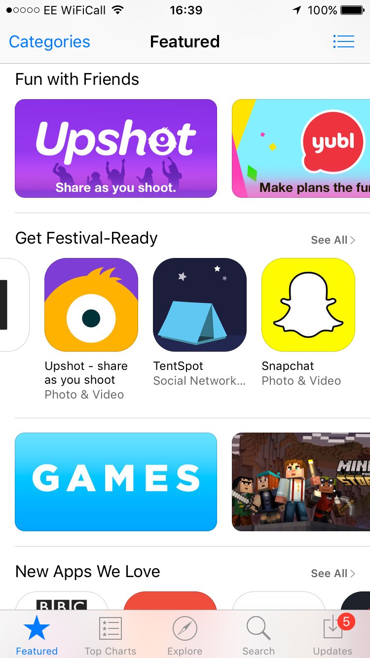 Upshot On Twitter That Sweet Feeling Of Being Featured Twice On The Itunes Homepage T