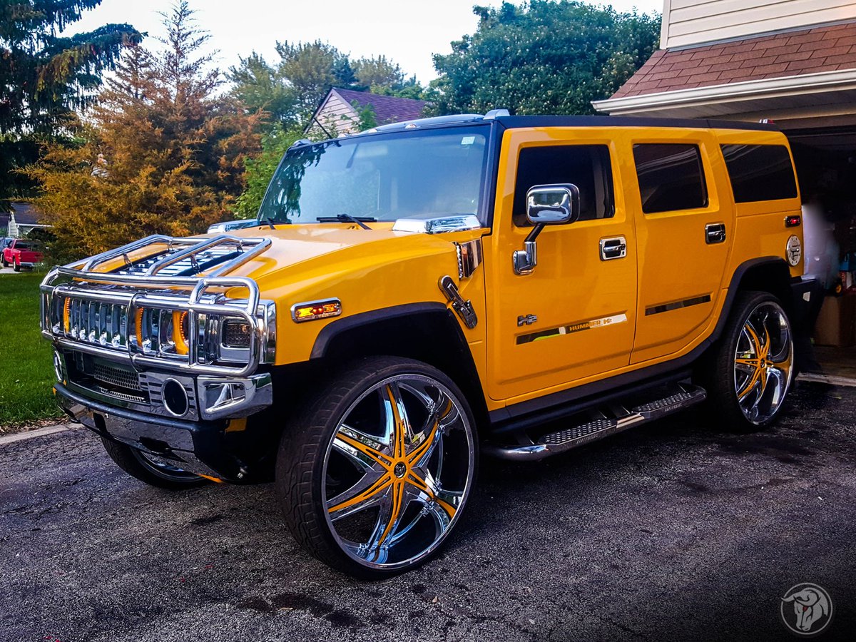 Hummer H2 Wheels Painted