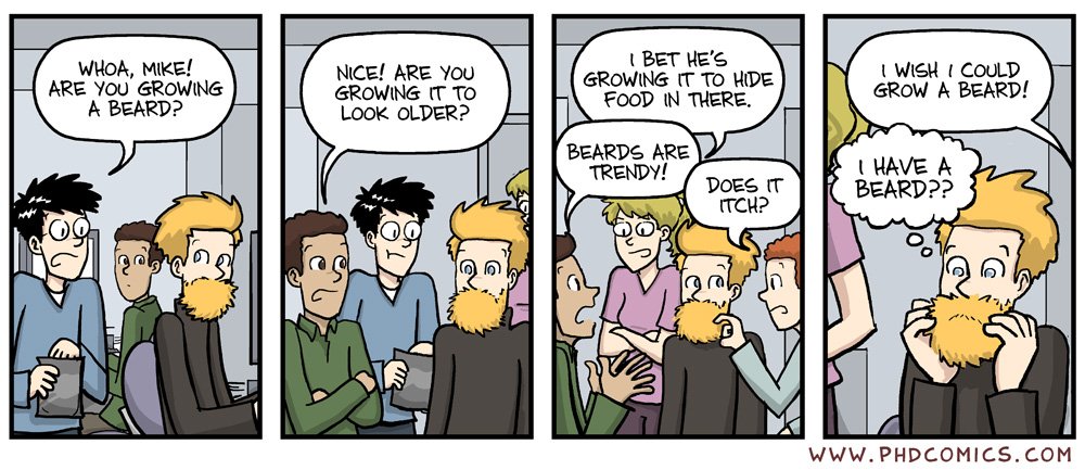 How To Grow A Beard Comic
