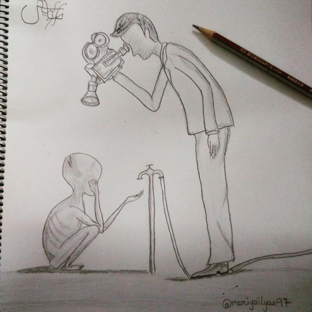 Pencil Art With A Message