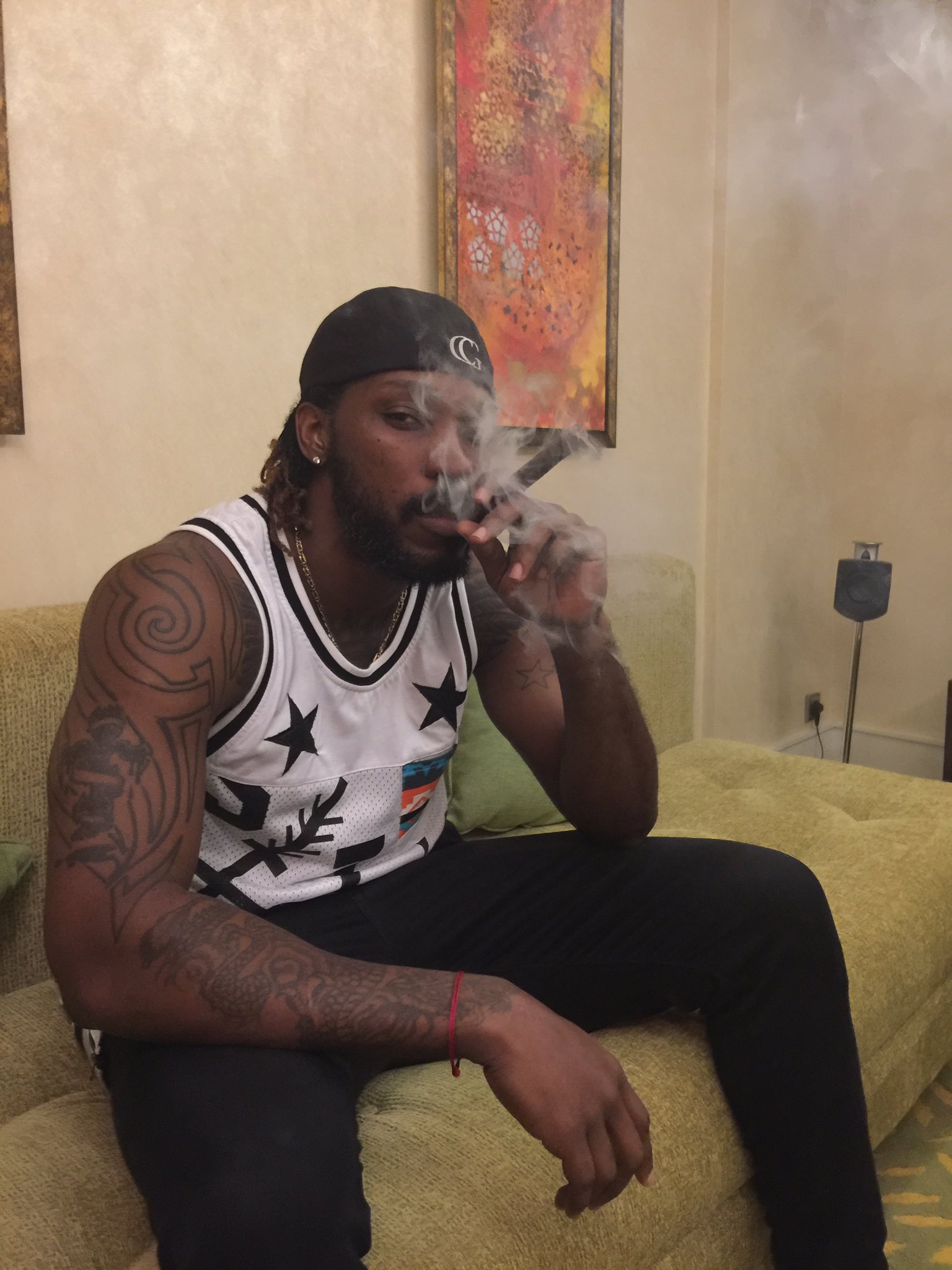 Chris Gayle Body Photos