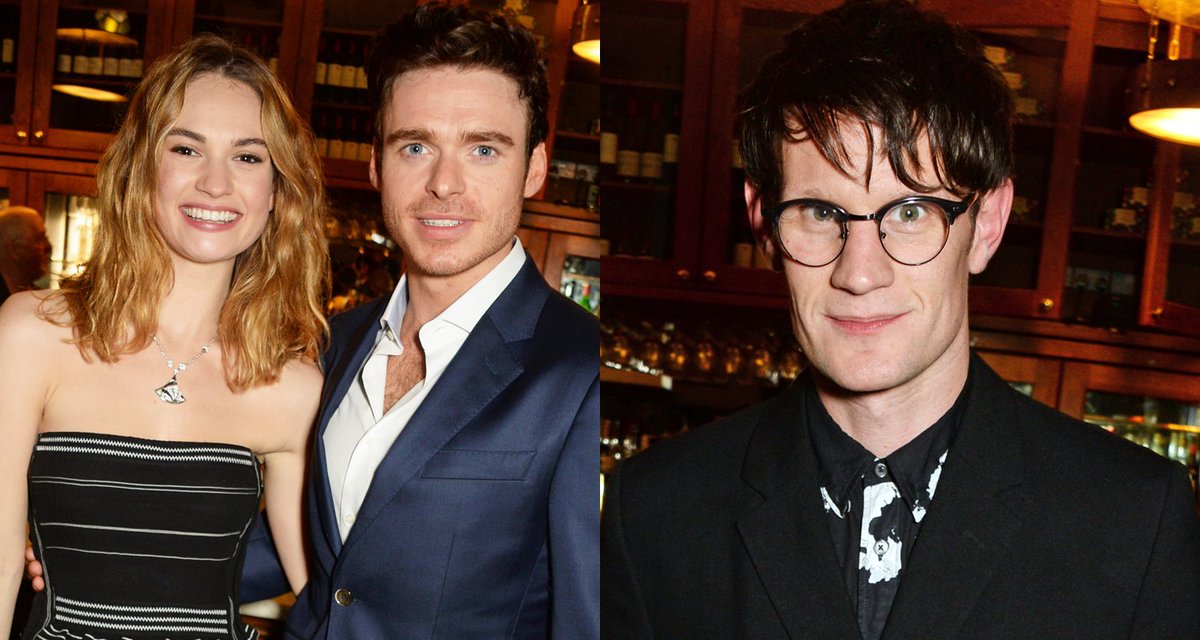 Lily James' beau Matt Smith supported her & Richard Madden at their ...