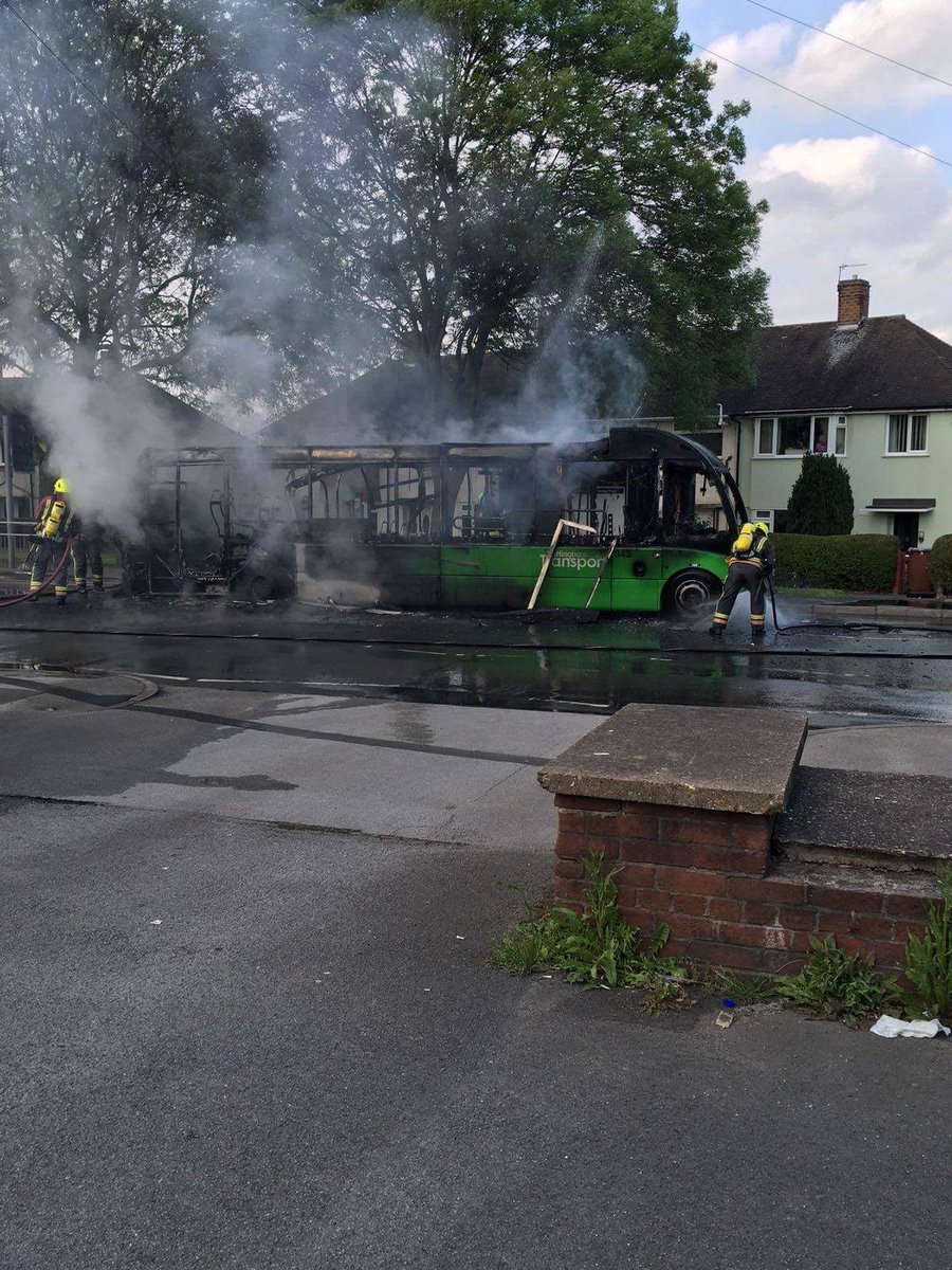 Reports of a bus fire in Nottingham | Central - ITV News