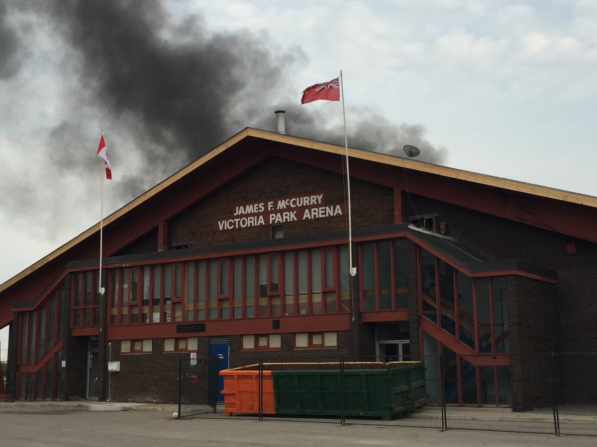 Hazardous materials team called to fire at victoria park arena in ...