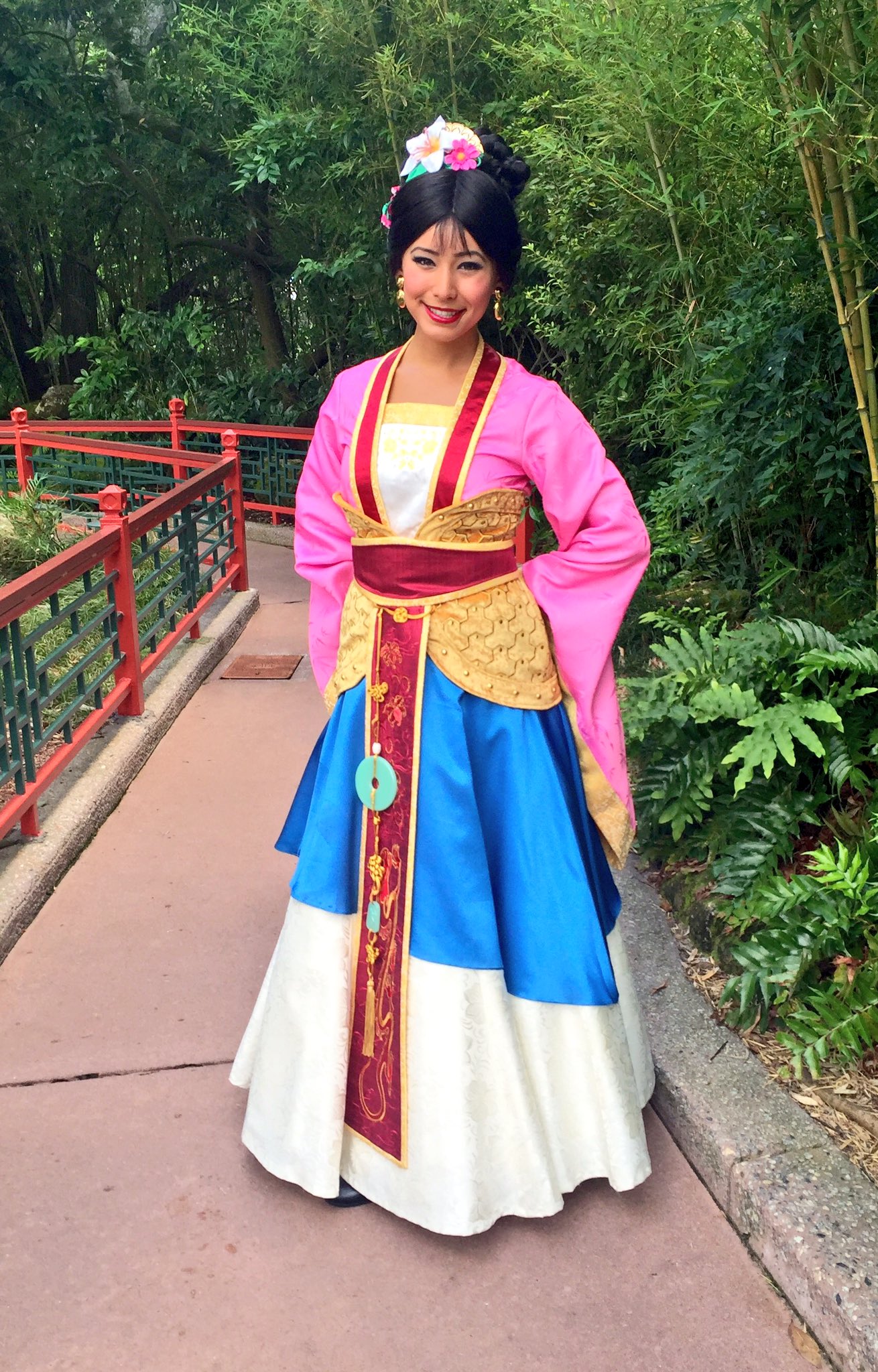 Princess Mulan At Disney World