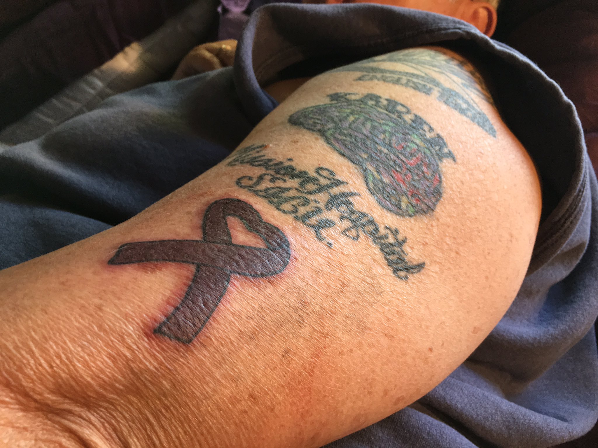 Brain Aneurysm Awareness Tattoo