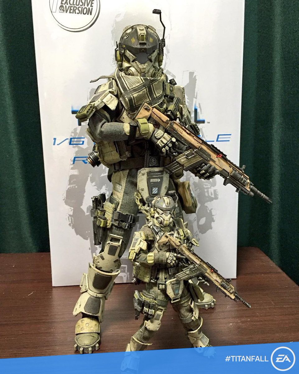 だきますの ヤフオク! - threezero TITANFALL 1/6 IMC Battle Rifle Pilo... ╅ノーリター