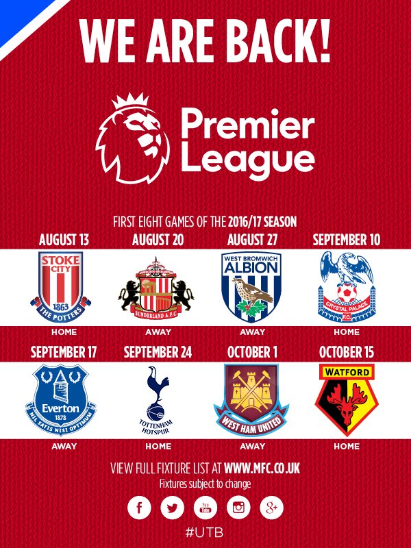 Sunderland and Middlesbrough fixtures announced for new Premier League ...
