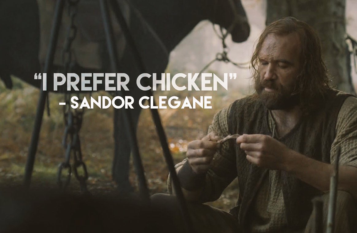 Game Of Thrones The Hound Chicken