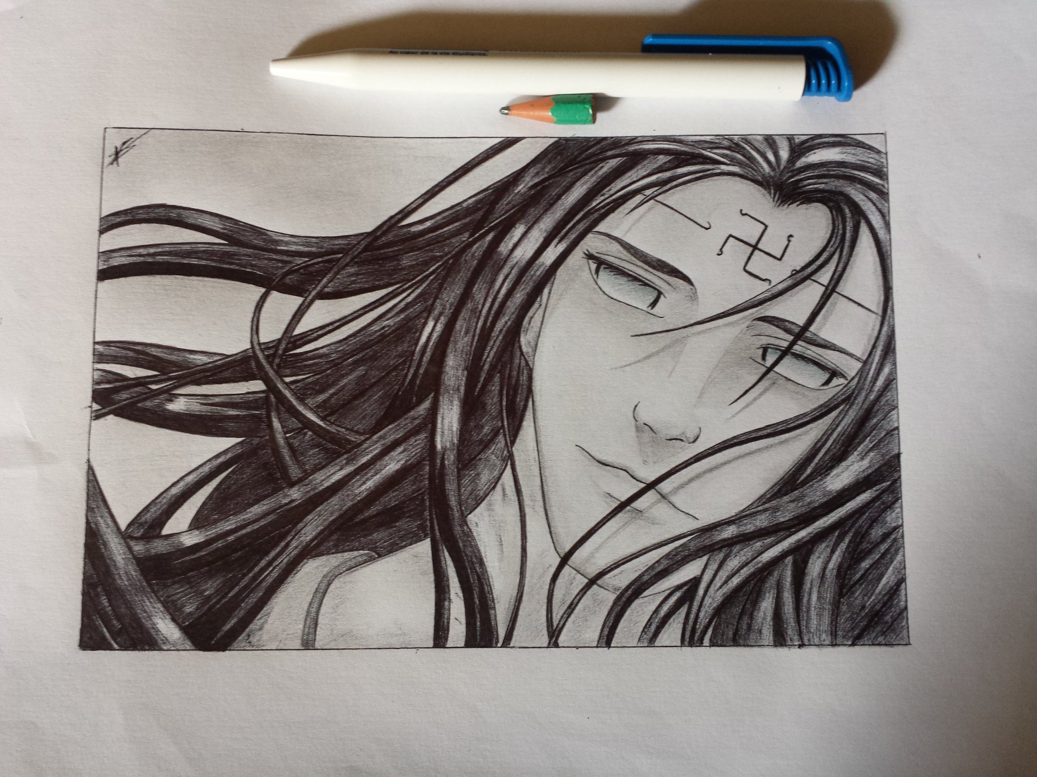 How To Draw Neji Hyuga Shippuden