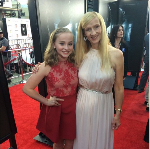 The real life Janet Hodgson poses with the actress who played her in ...