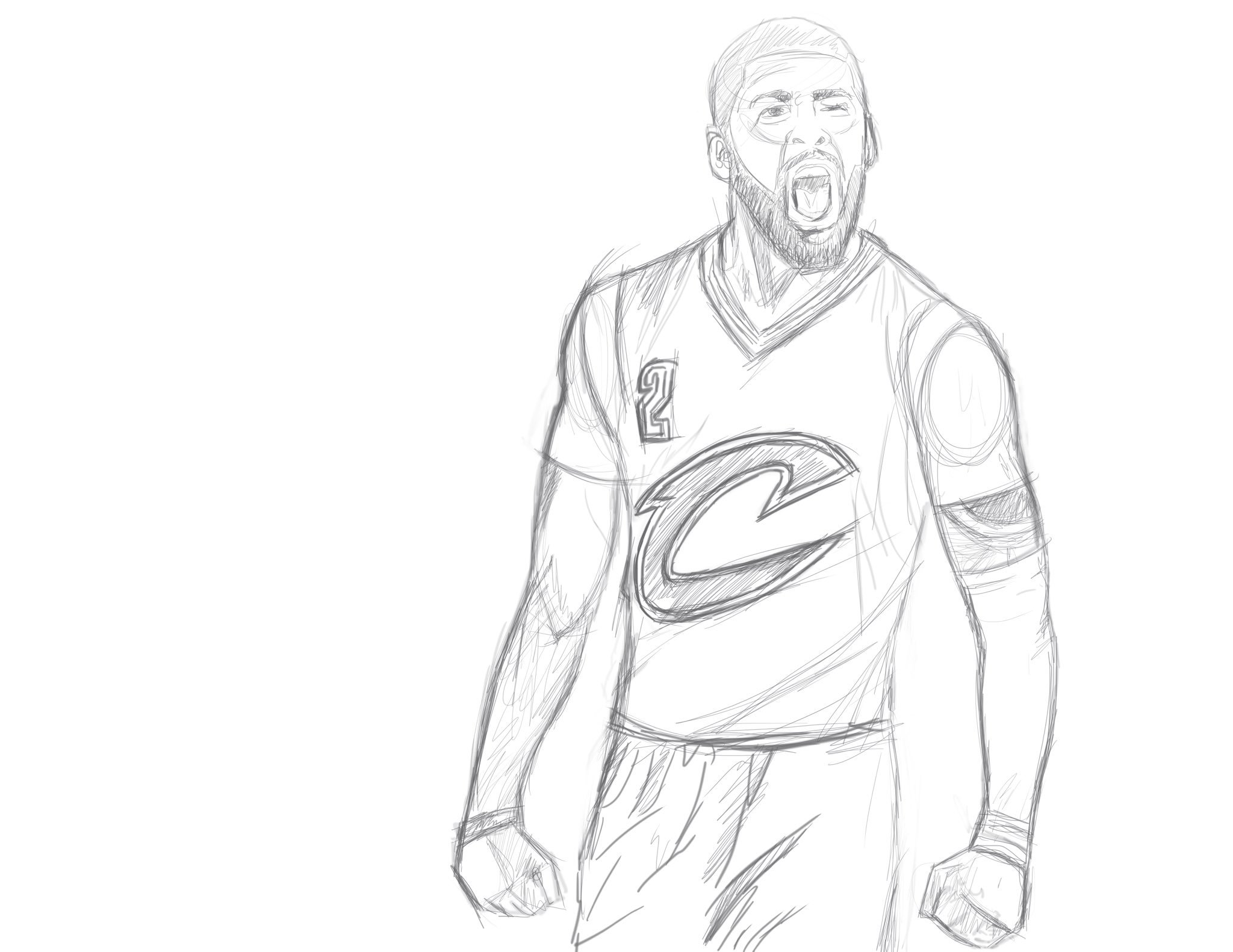 Drawings Of Kyrie Irving