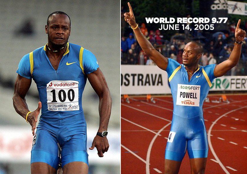 Asafa Powell Running