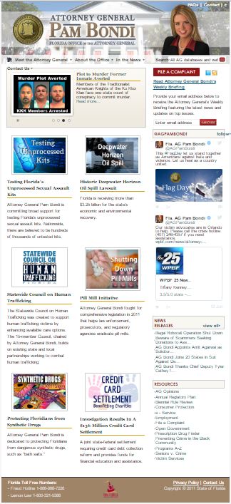 Pam Bondi Website - emsekflol.com