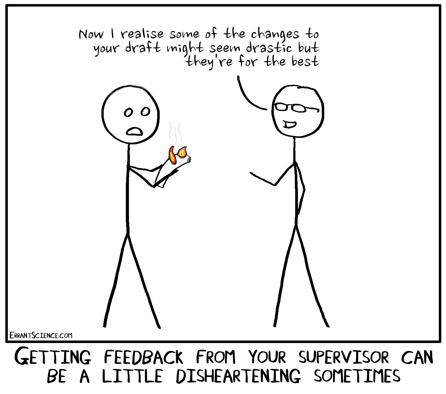 Receiving Feedback Cartoons