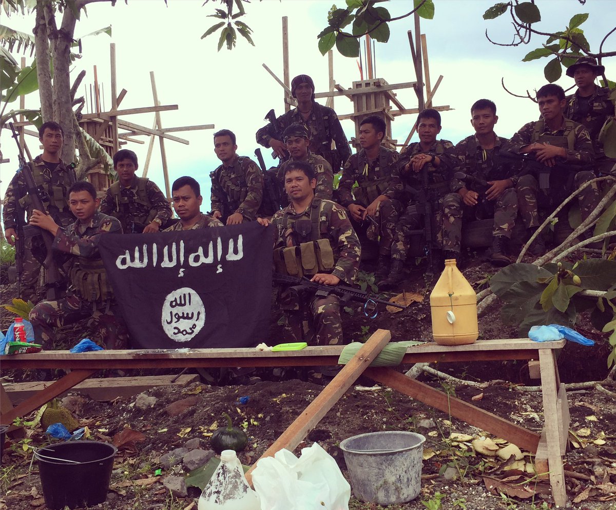 Camp Darul Iman: Men of 65th IB find ISIS flags after capturing Camp ...