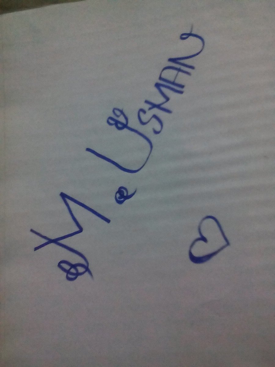 Usman Name Signature