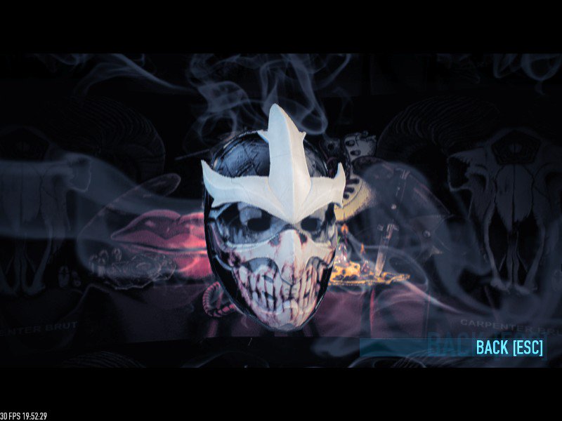 Payday 2 Skull Mask