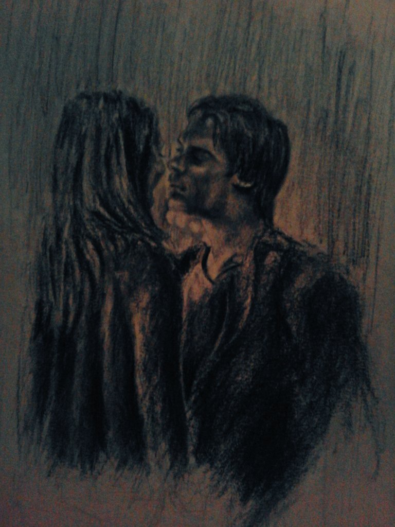 How To Draw People Kissing In The Rain Step By Step