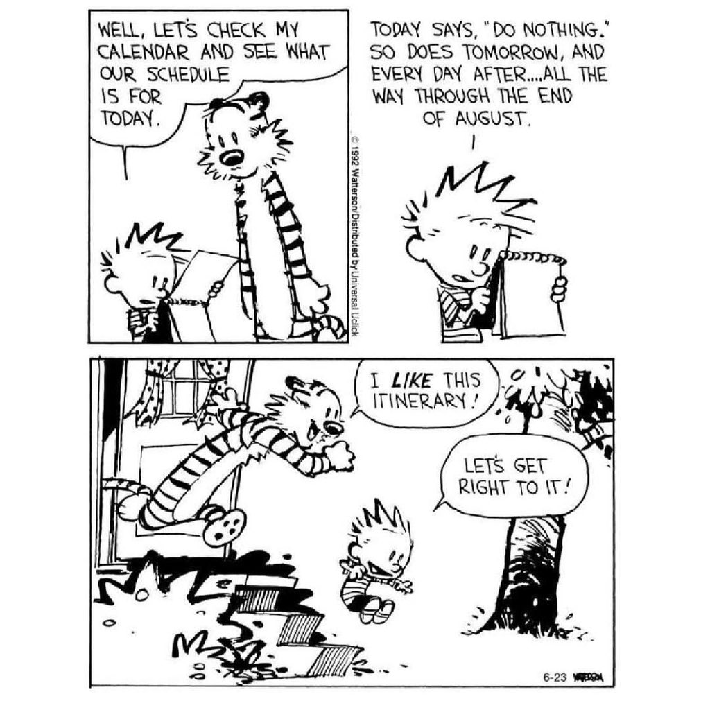 Calvin And Hobbes Calendar