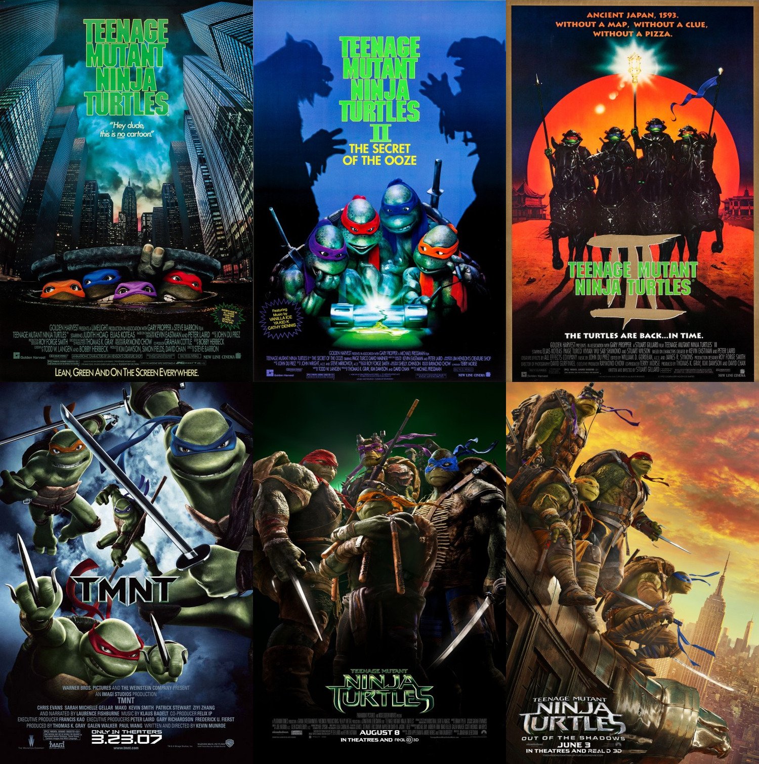 Tmnt Movie 1990 Poster