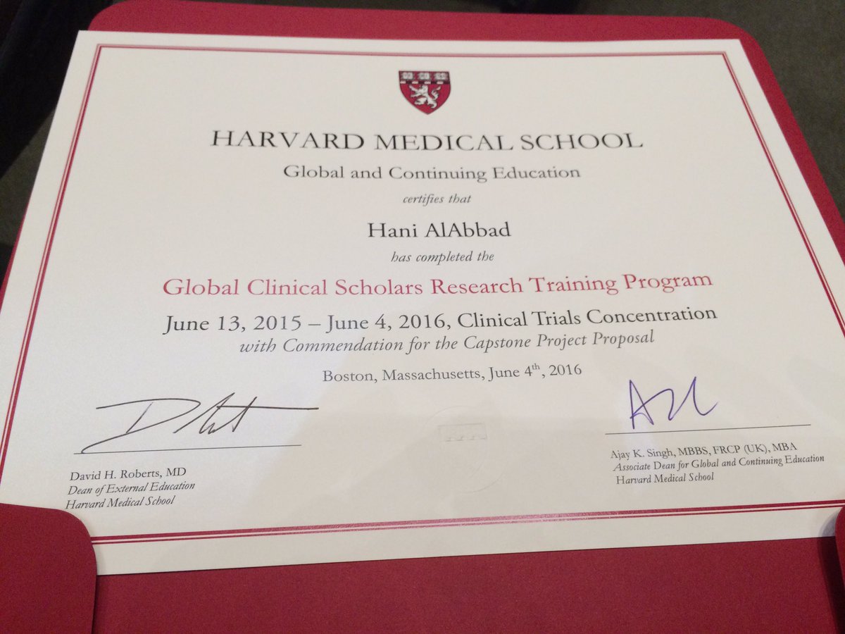 Harvard Medical Diploma