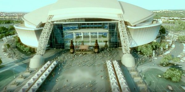 AT&T stadium has the world's largest sliding glass doors and a huge ...