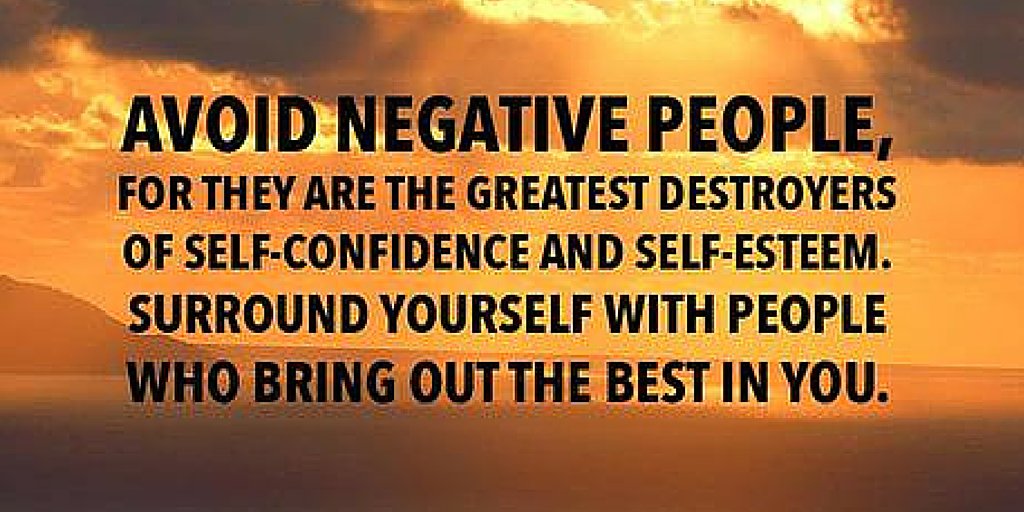 Avoid Negative People