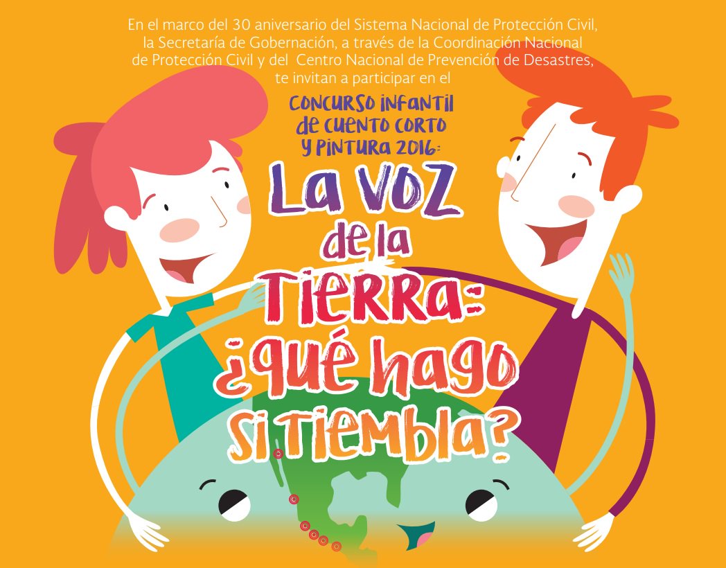 ¿qué hago si tiembla? niñas y niños: ¡participen en el concurso: "la ...