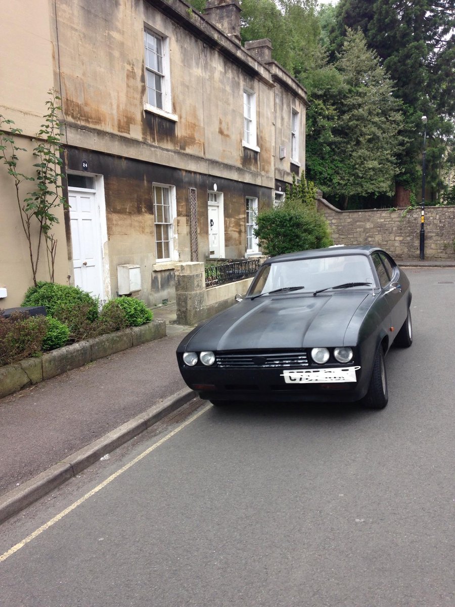 Matte Black Classic Car