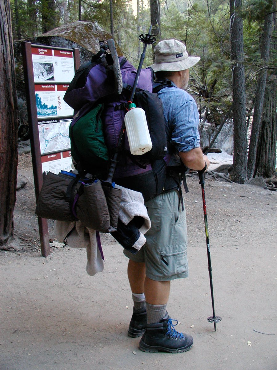 Overloaded Backpacking Packs