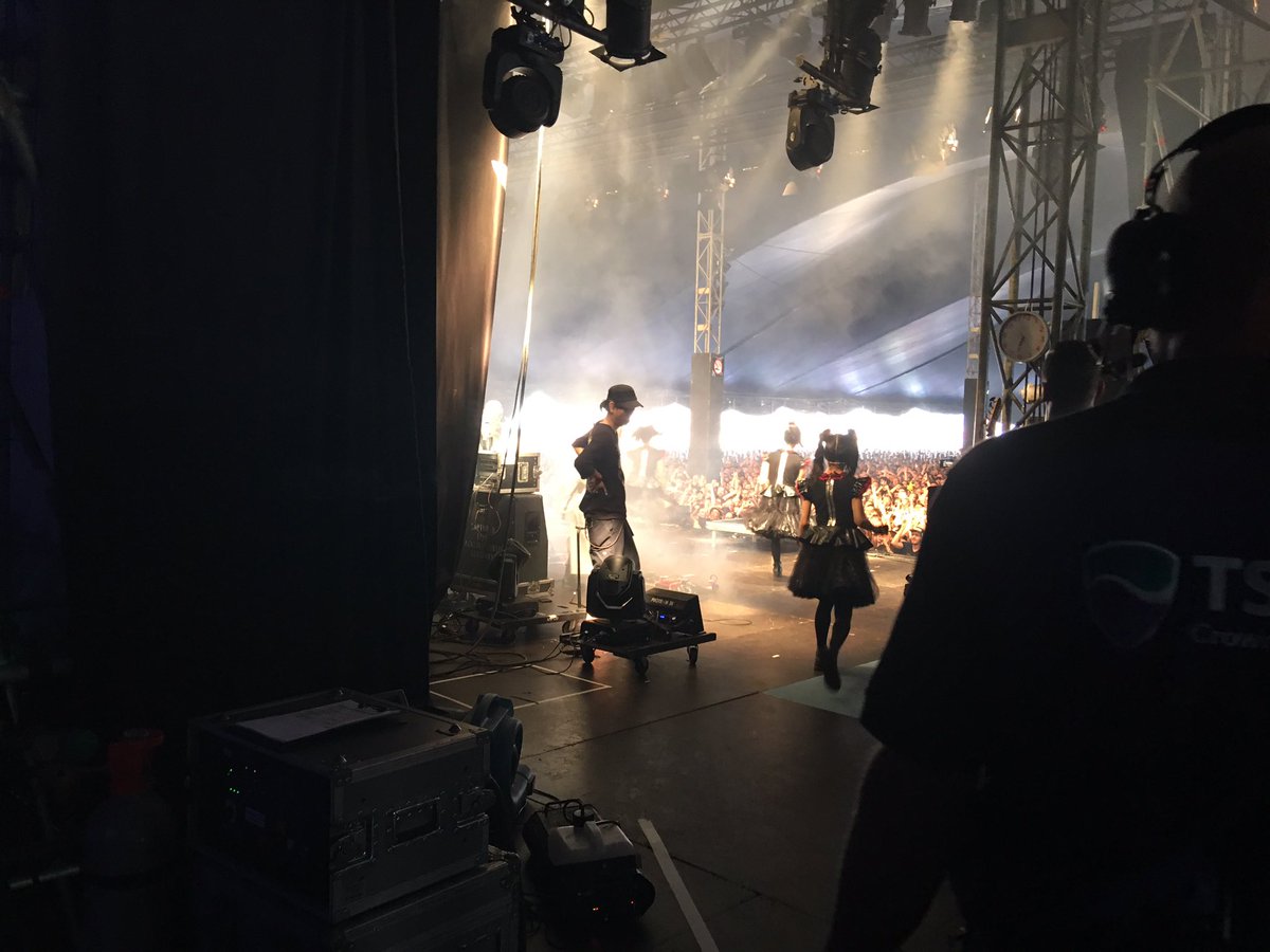 Concert footage from side stage. : r/BABYMETAL