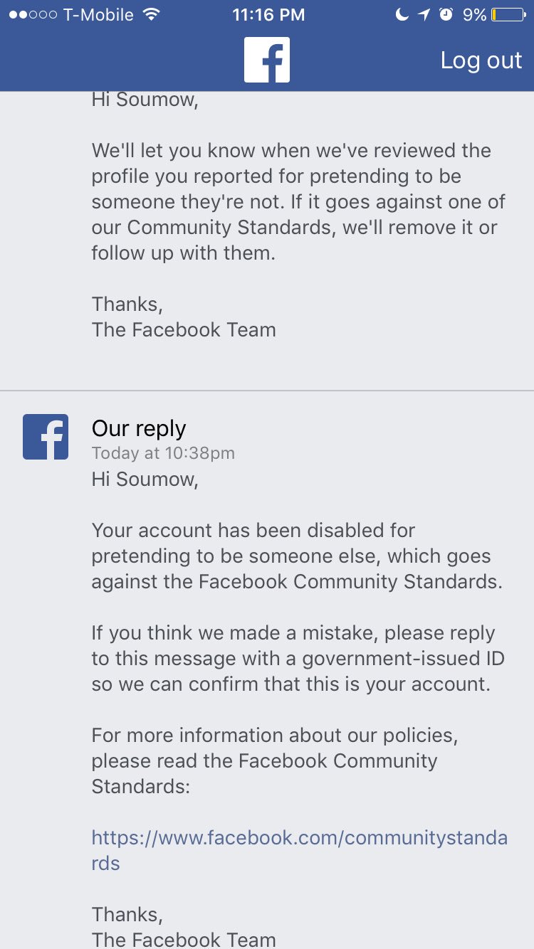 Reported Facebook Pictures