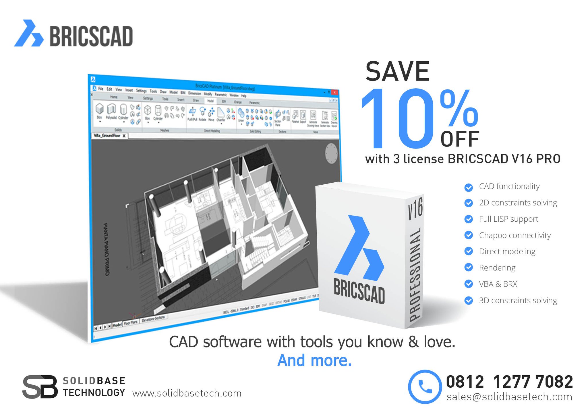 SolidBase Technology on Twitter: "#Promo Grosir #BricsCADv16. Dapatkan potongan #diskon 10% bila ...