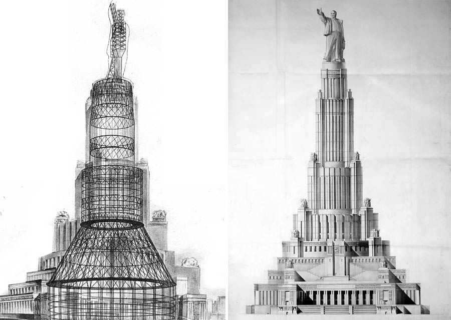 Palace Of The Soviets Sketch