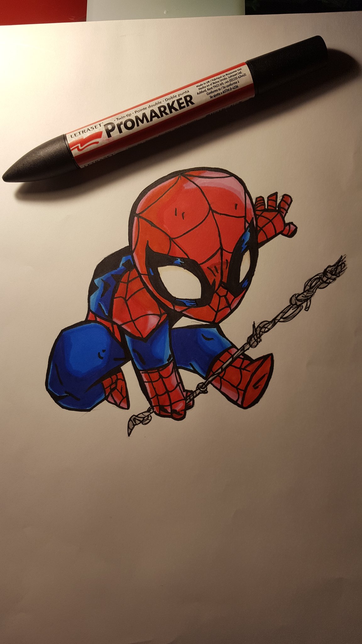 Cute Spiderman Drawing