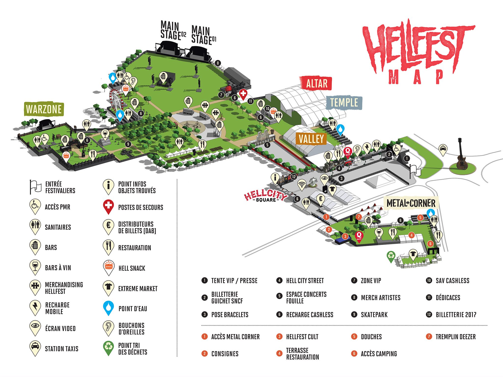 Hellfest Productions on Twitter: "Have a walk....in Hell ! #map #plan…