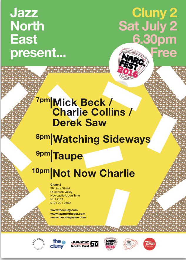 Zoe Gilby on Twitter: "This is a happening! 2nd July my #WatchingSideways #NarcFest ...