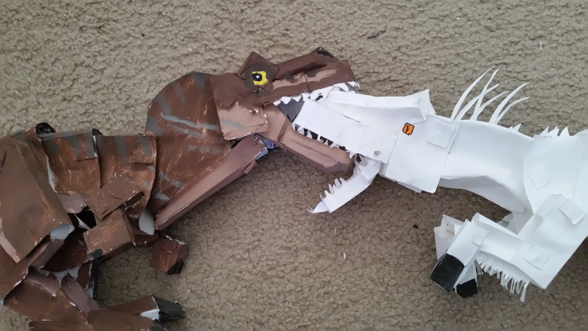 Minecraft Spinosaurus Papercraft